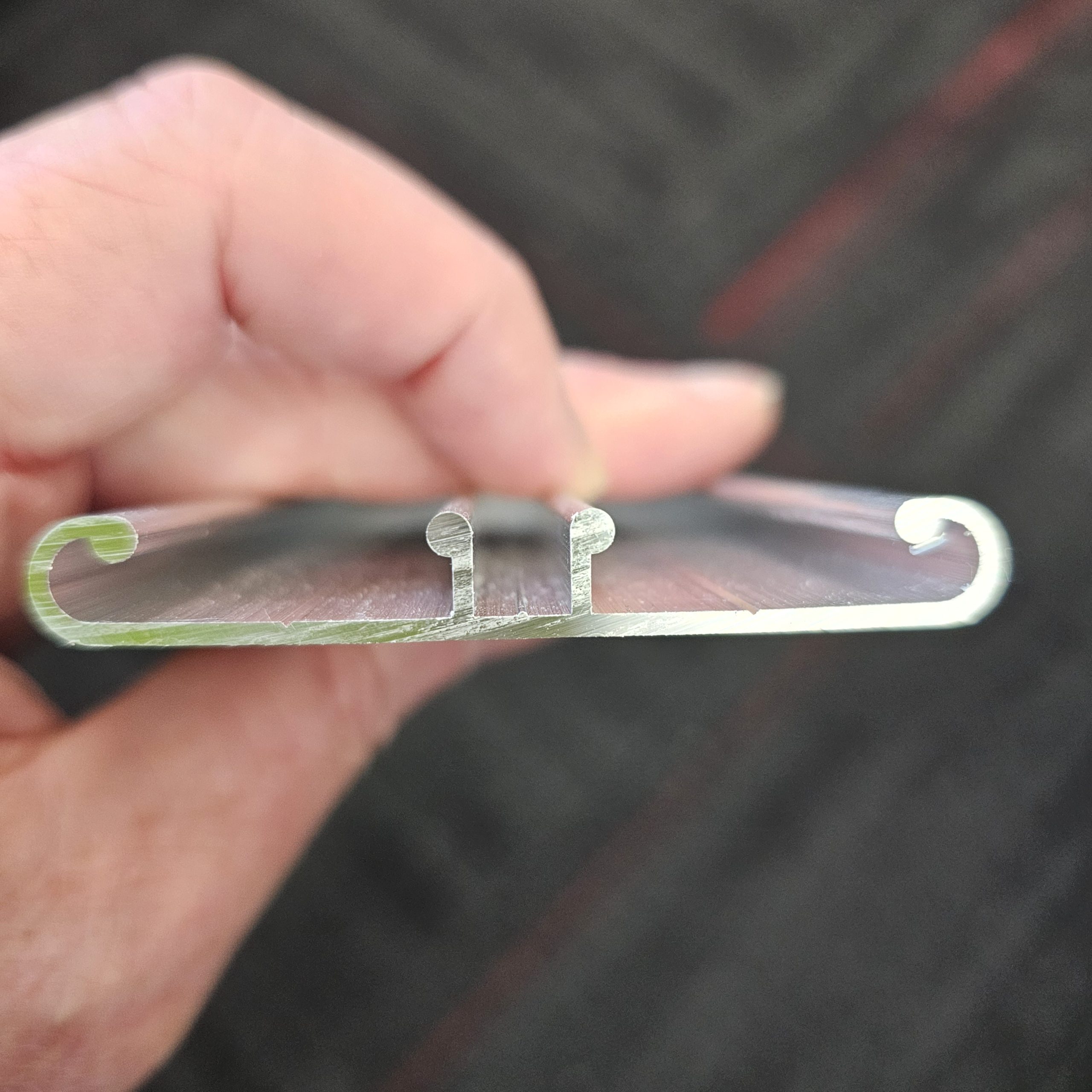 Loc-Clip twin groove alloy base only | Redpath